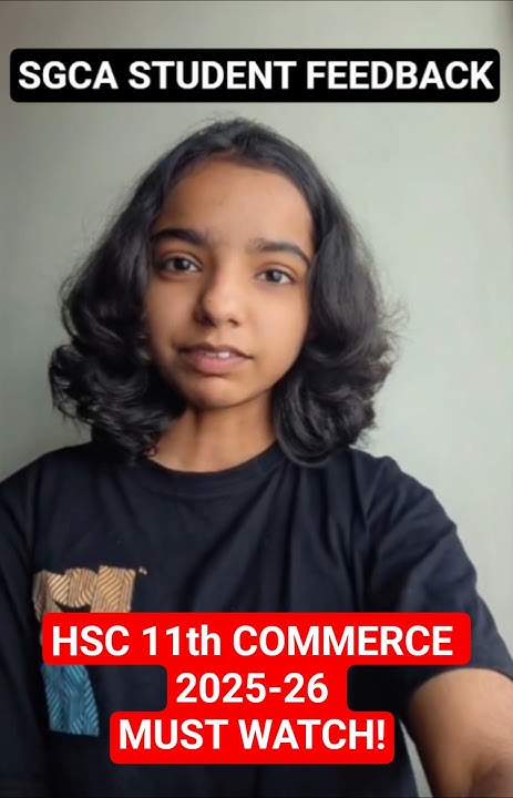 SCGA - STUDENT FEEDBACK 😍 HSC 11th Commerce best youtube channel & Best ...