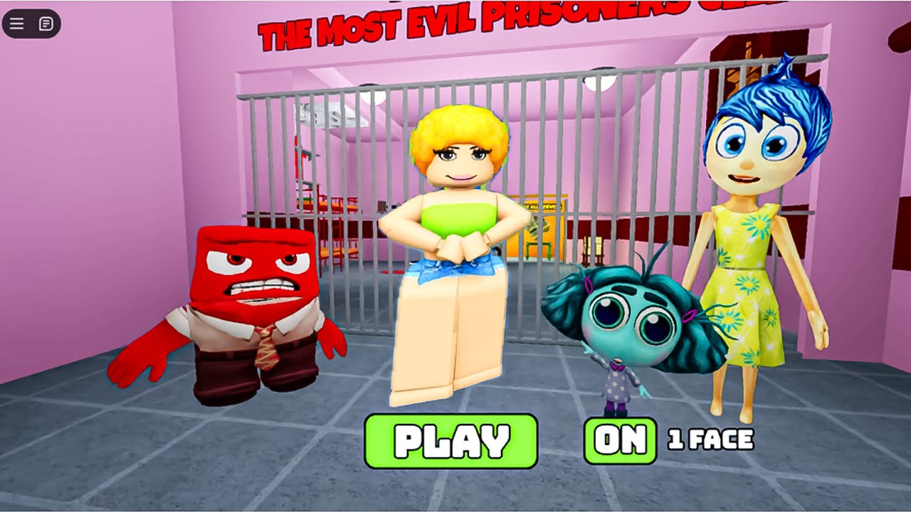 INSIDE OUT 2 FAMILY POLICE PRISON RUN! Obby Roblox Walkthrough Full ...