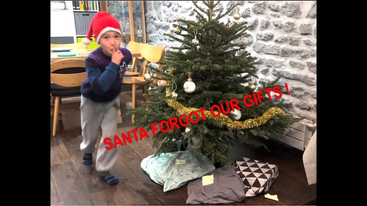 Santa forgot our Christmas gifts! 🎁🎁🎁 圣诞老人忘了我们的礼物 - YouTube