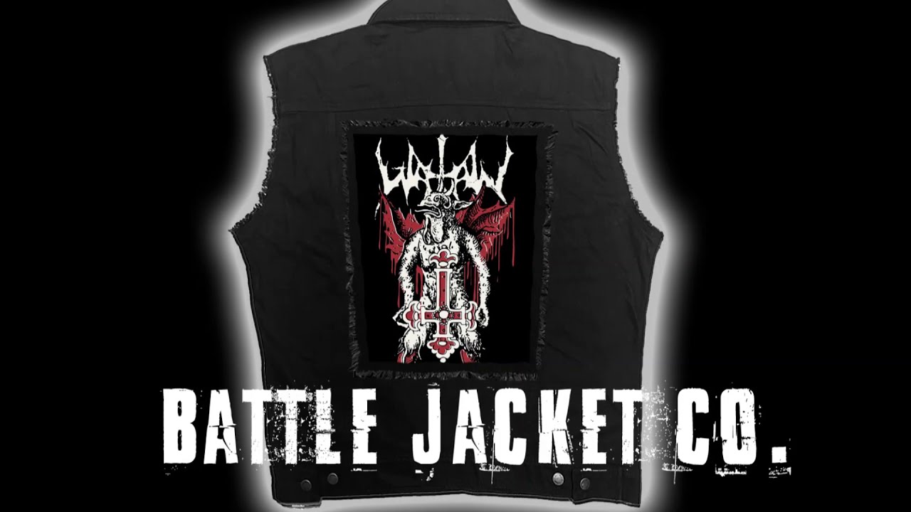 WATAIN BAND VEST CUSTOM | HEAVY METAL BATTLE JACKET | OFFICIAL BACK ...