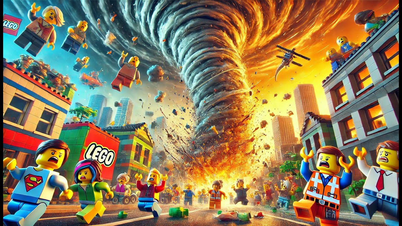 Tornado HITS Lego CITY! Full Version - YouTube