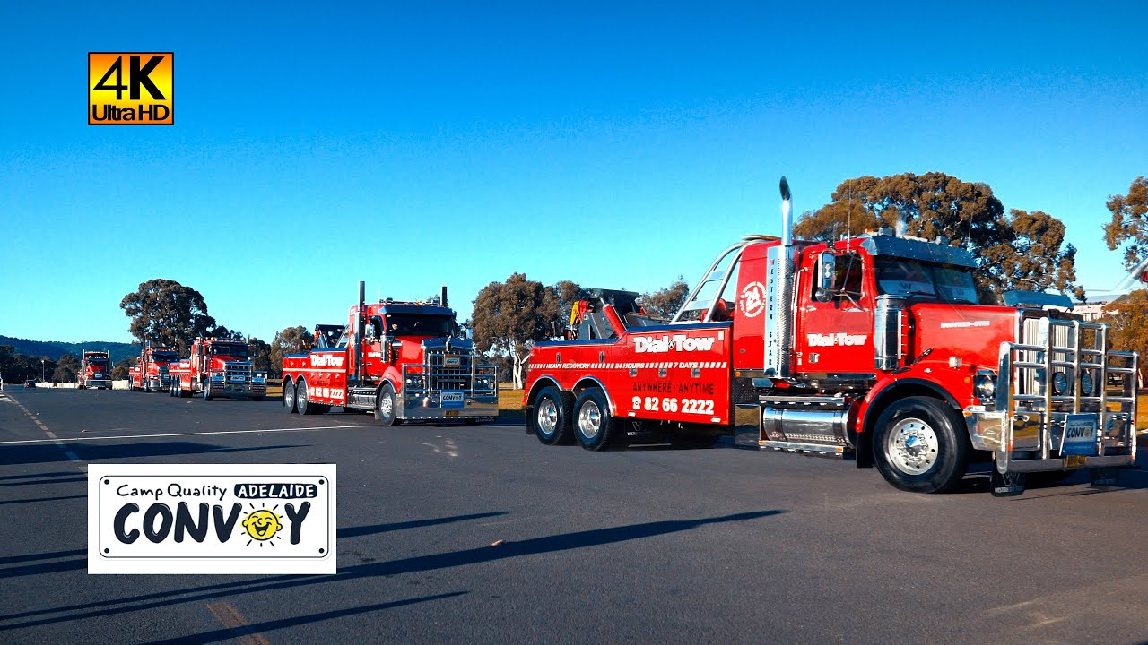 The biggest truck parade (150 trucks) I've seen! | Camp Quality ...