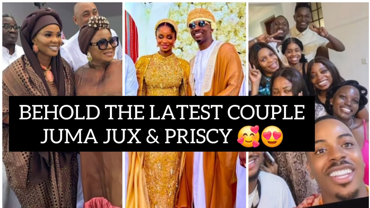 JP2025: FIRST LOOK OF PRISCILLA OJO, WITH HER HUSBAND JUMA JUX ON THEIR WEDDING DAY |DIAMOND ...