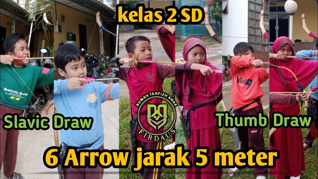 panahan horsebow anak jarak 5 meter 6 Arrow. - YouTube