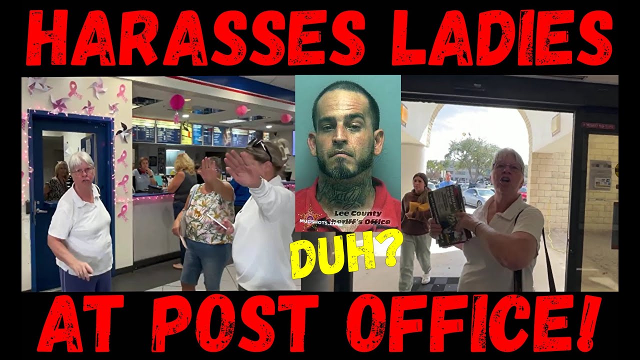 Frauditor Jailbird Joey Harasses Ladies at Post Office! - YouTube