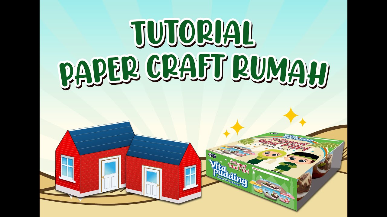 TUTORIAL PAPER CRAF Special Pack "RUMAH" - YouTube