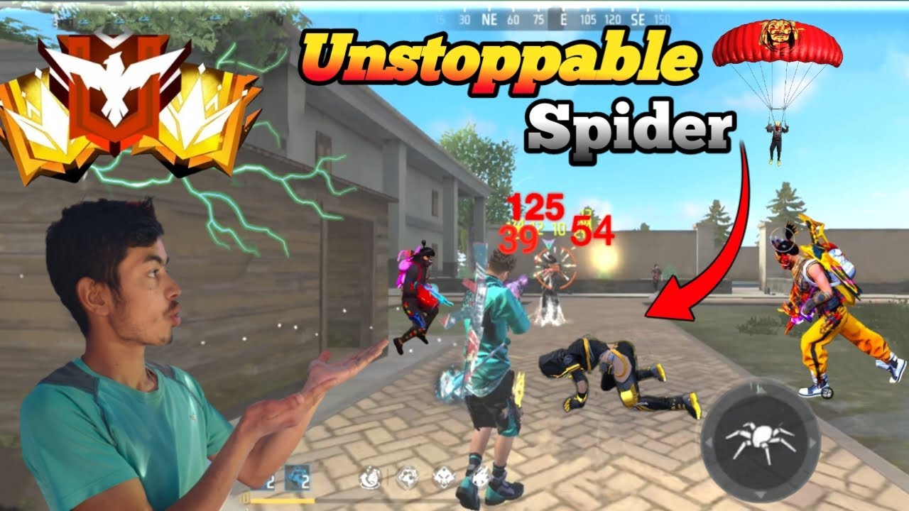 Spider Character Gone Unstoppable In Free Fire Max🤯😡Full Gameplay video ...
