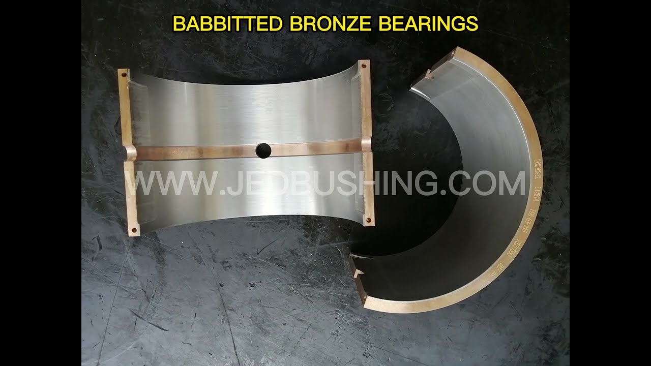 BABBITTED BRONZE BEARINGS manufacturer - YouTube