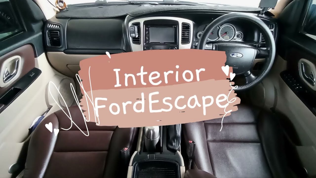 Interior Ford Escape Gen 2 - YouTube