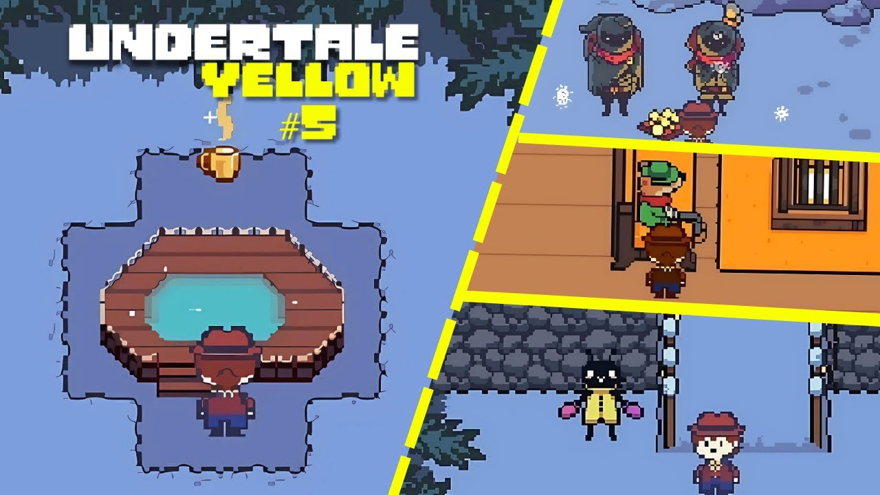 Undertale Yellow RUTA PACIFISTA #5: El CAFÉ DORADO y. . . OBTENEMOS el ...