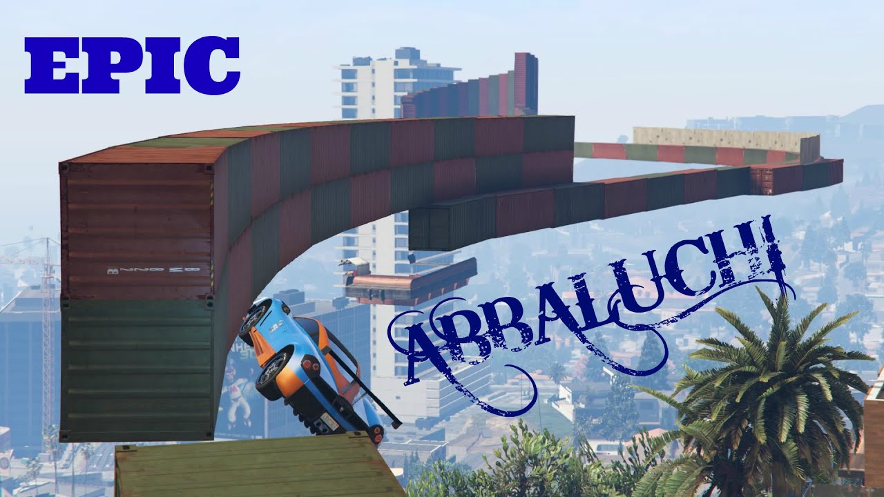 GTA 5 - Epic Custom Stunt Race | Ride, Slide n Roll - YouTube