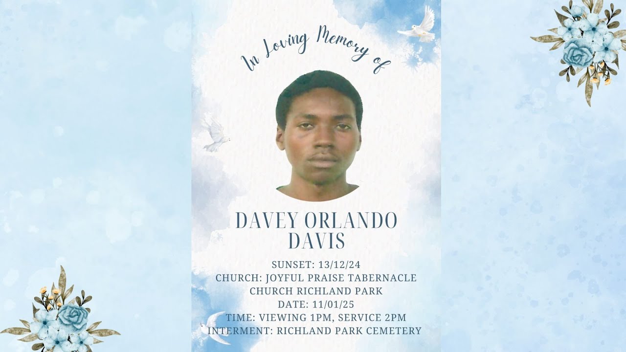 Celebrating The Life Of Davey Orlando Davis - YouTube