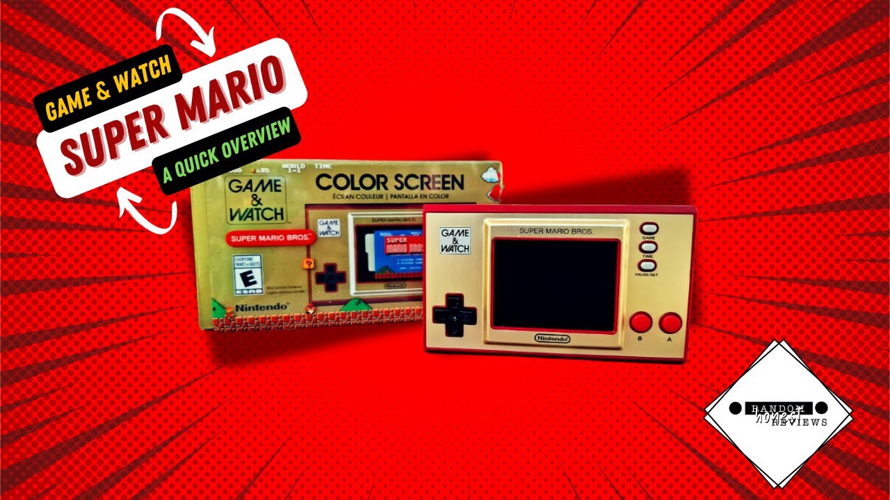 A Quick Overview of The Game & Watch Super Mario Version 🎮 - YouTube
