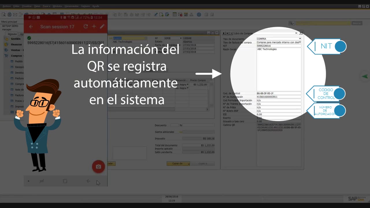 LLENADO AUTOMÁTICO DE FACTURAS CON LECTURA DEL CÓDIGO QR - YouTube