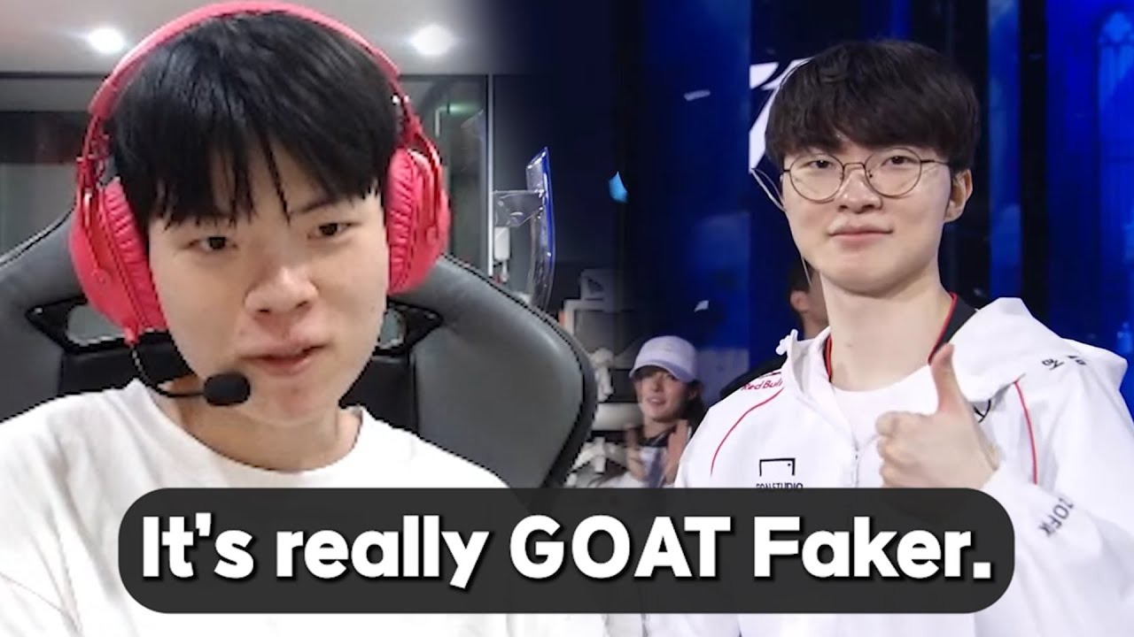 Deft stunned by Faker's insane plays. T1 vs BLG WORLDS 2024 - YouTube