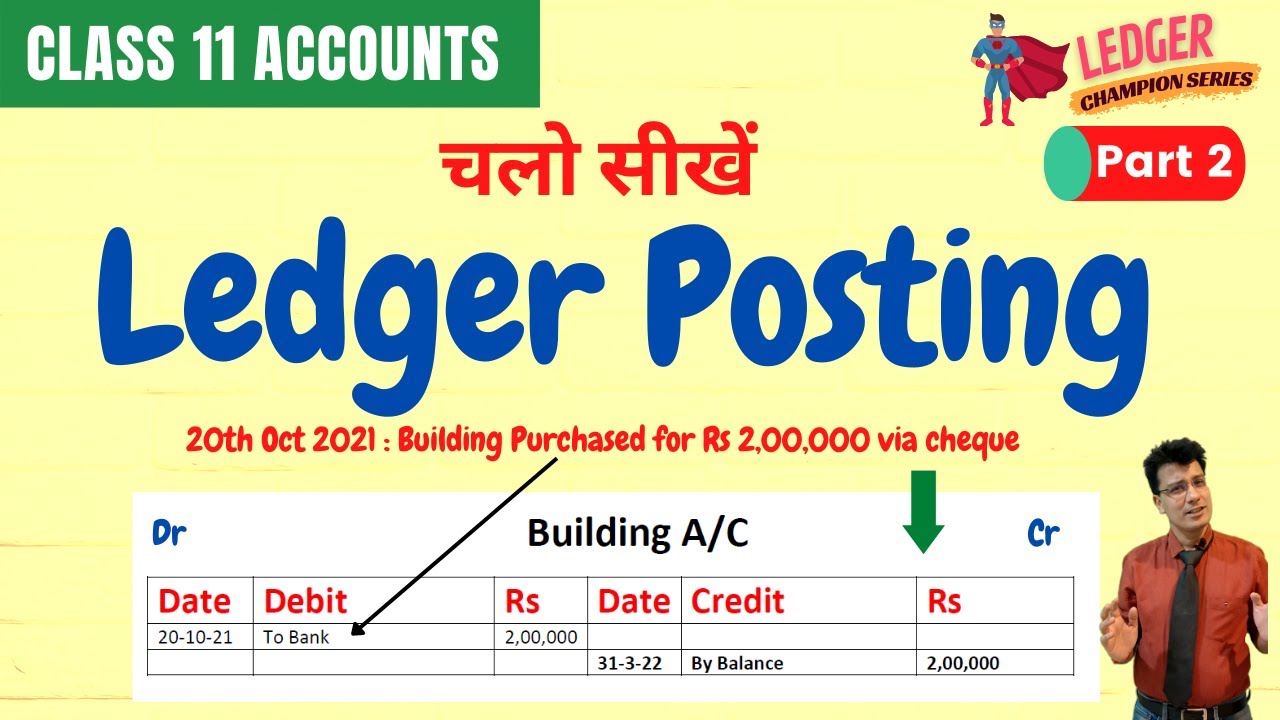 Journal Entry Ledger Posting Part 2 Ledger journal-entry-ledger-posting-part-2-ledger