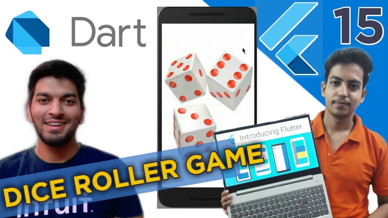 Build A Rolling Dice Application Flutter Series 2020 Episode 15 Youtube