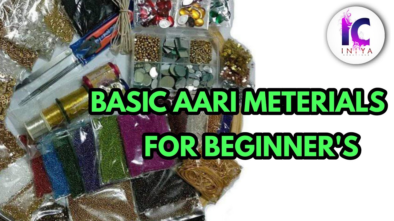 Basic Aari Materials For Beginners|| Aari design work - YouTube