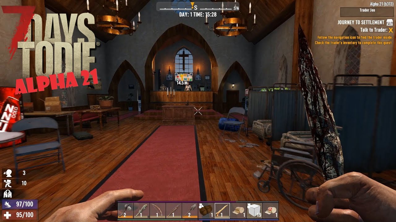 7 Days To Die: Alpha 21 | P1 | First Look First Trader - YouTube