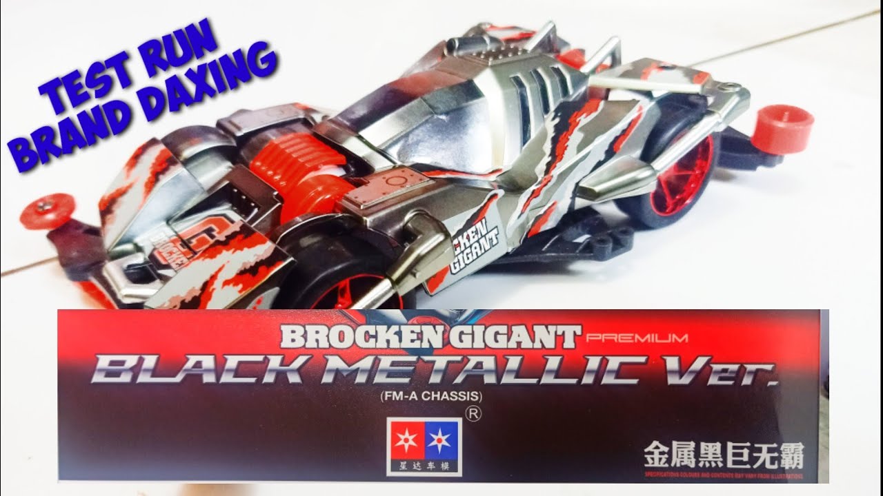 Test Run Broken gigant black metallic ver By Daxing ..Ternyata bagus ...
