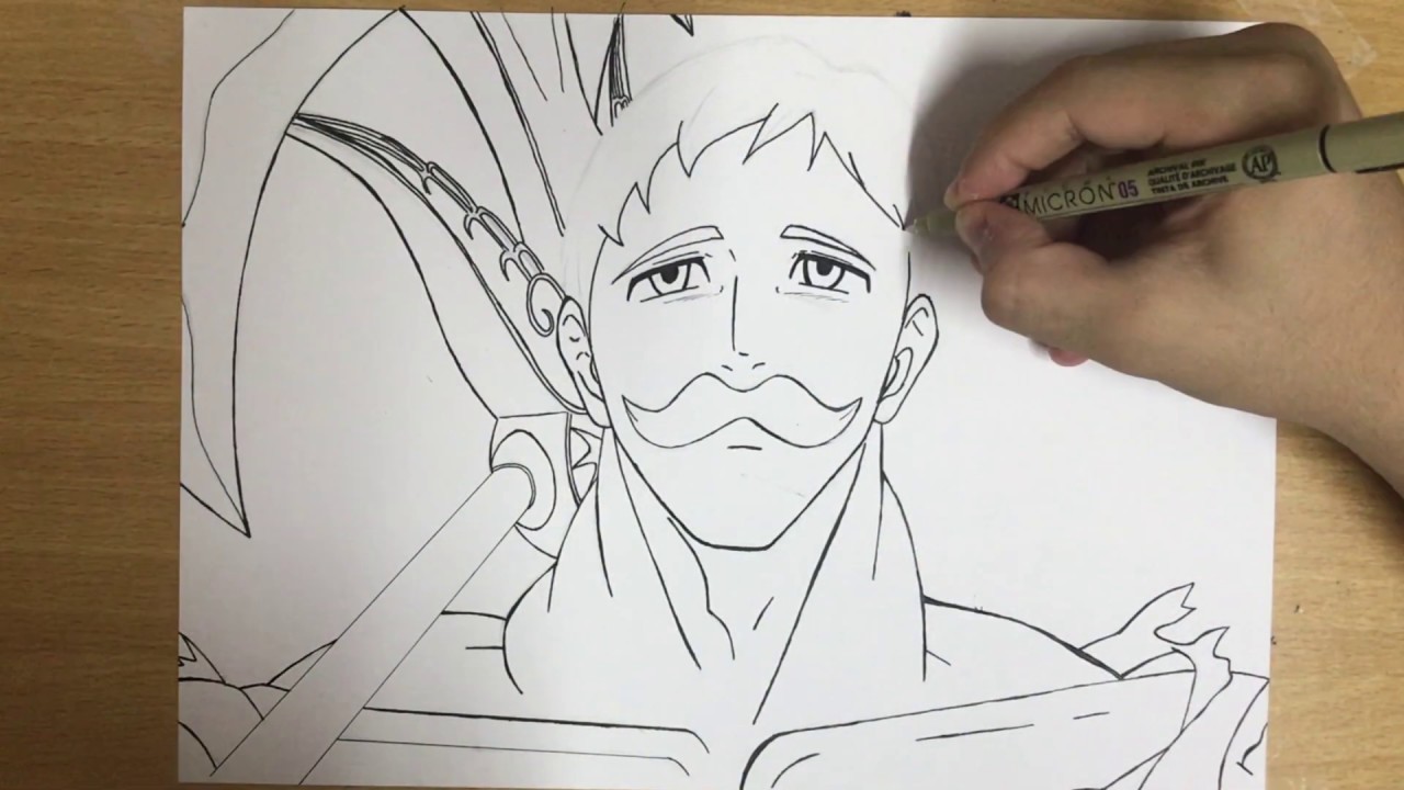 Drawing Escanor(Seven Deadly Sins) - YouTube