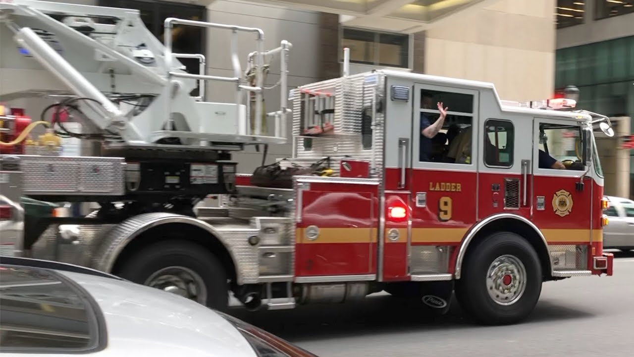 PFD Ladder 9 Responding - YouTube