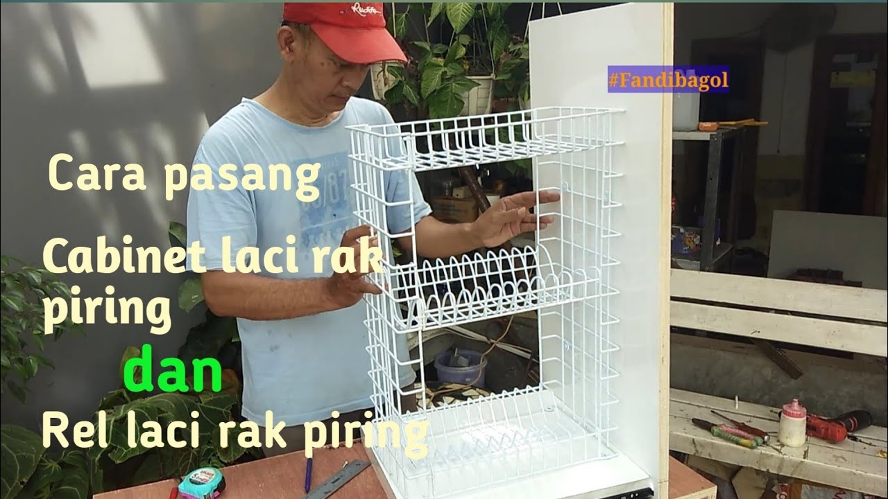 Cara membuat dan memasang laci cabinet rak piring kitchen set bawah ...