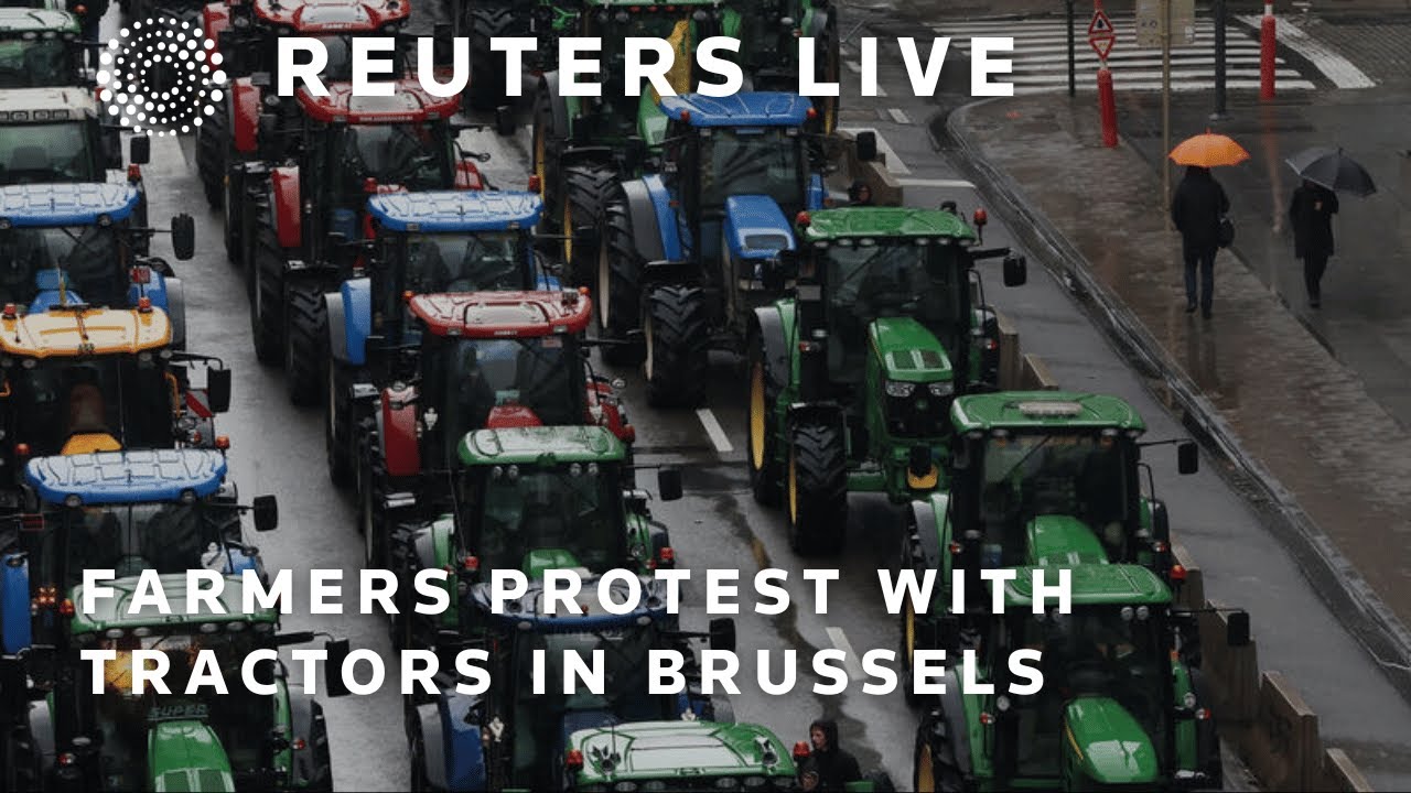 LIVE: Farmers protest with tractors in Brussels as EU agriculture ...