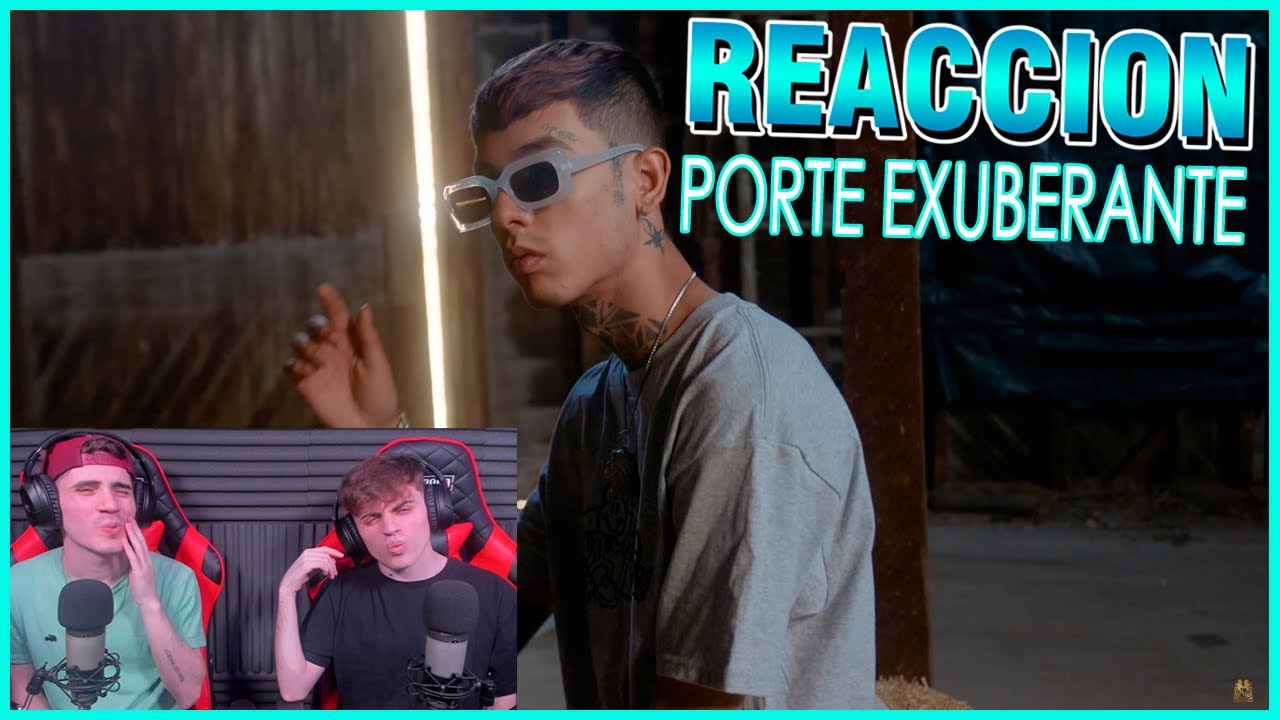 [REACCION] Natanael Cano - Porte Exuberante ft. Oscar Maydon [Official ...