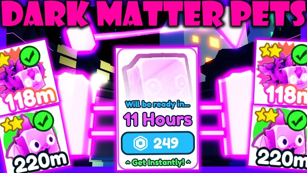 jak zrobić dark matter pet w pet simulator x roblox - YouTube