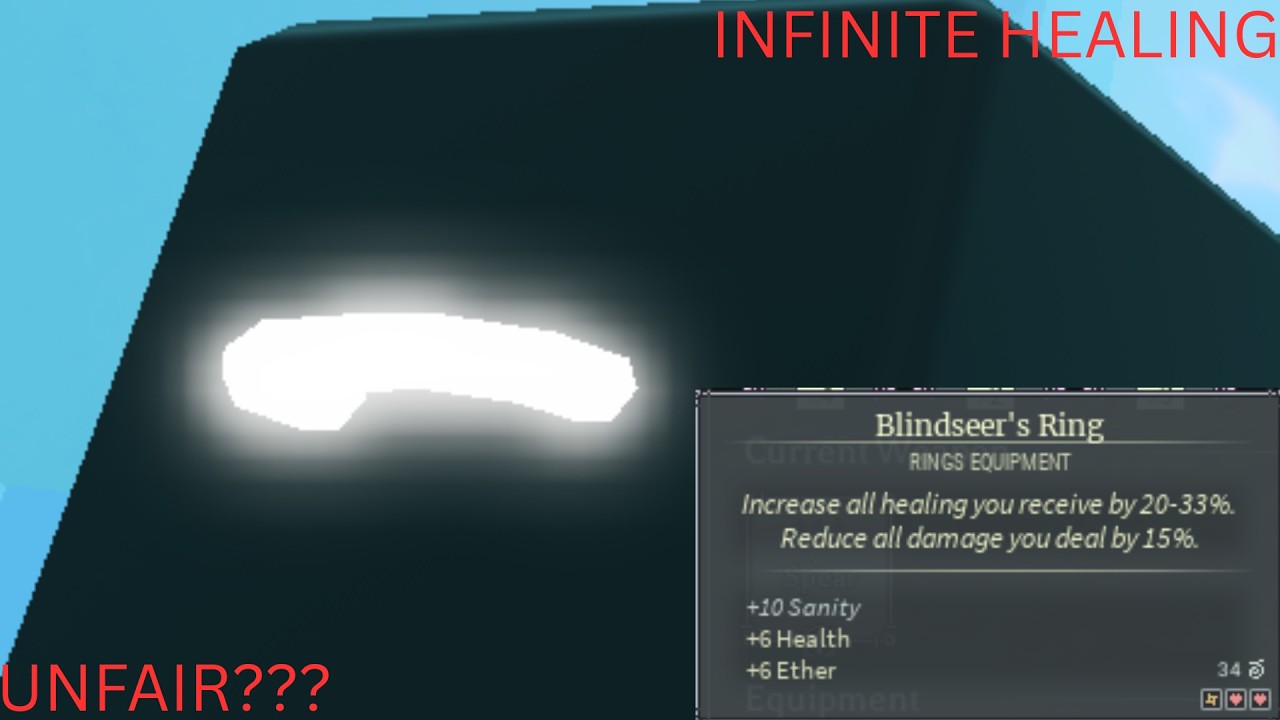 This Item Uncaps Healing? (Blindseer Ring) │ Deepwoken - YouTube