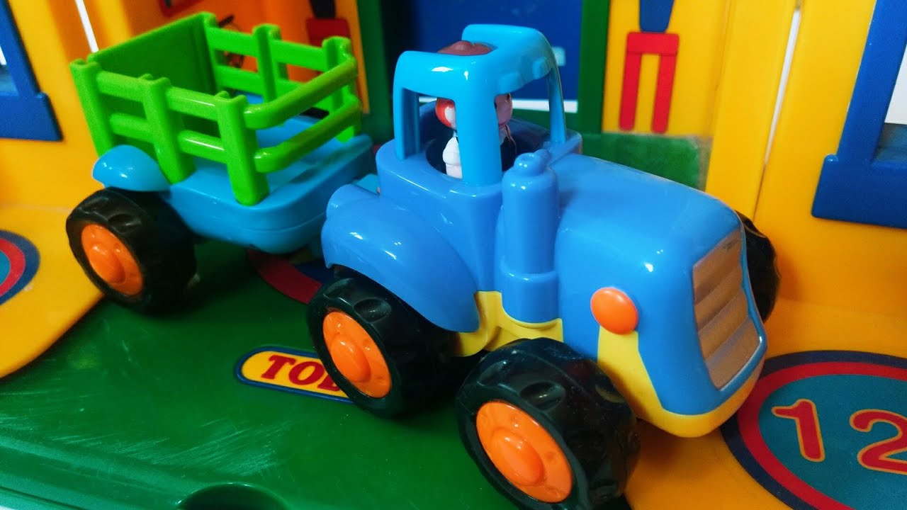 Синий трактор - мультик про машинки - YouTube