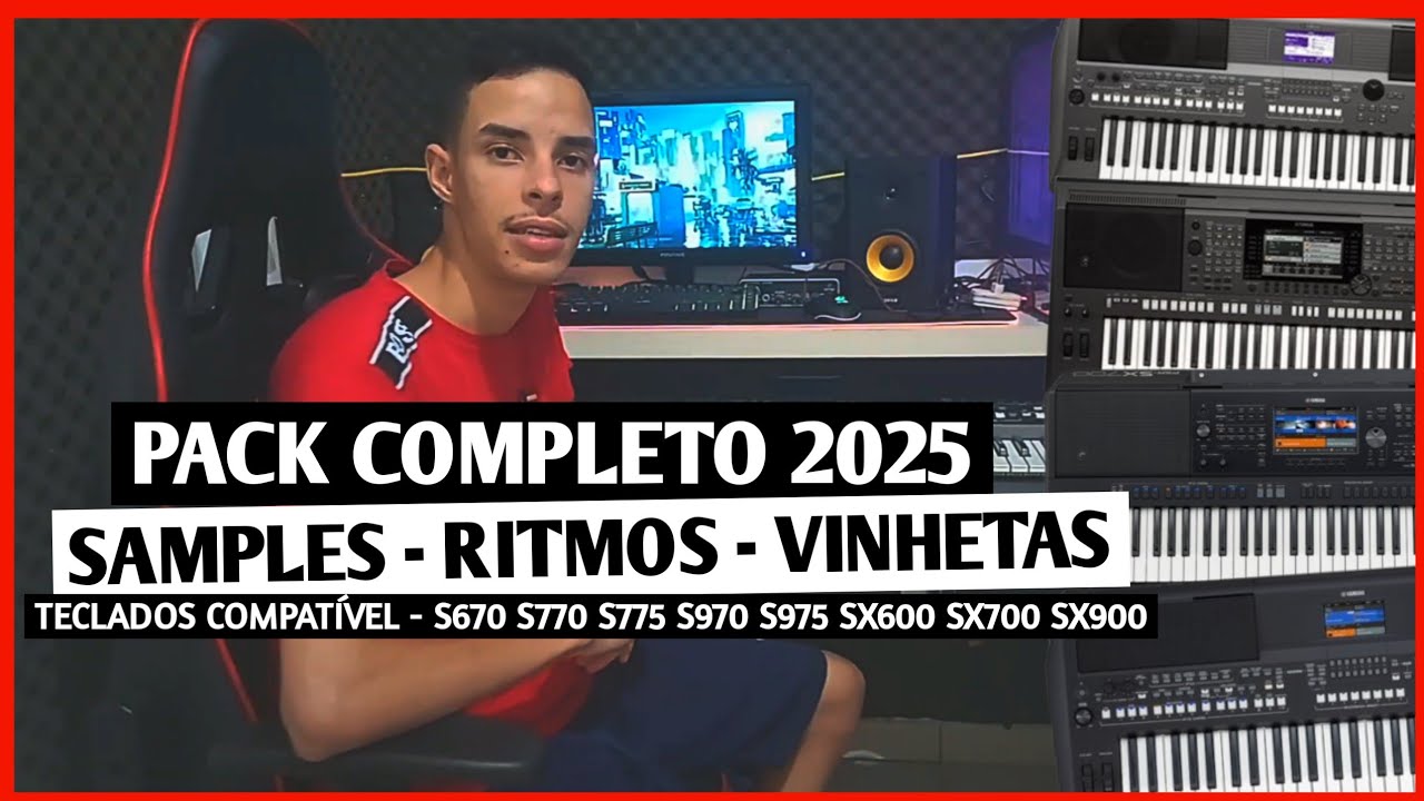 🎹 TODOS OS RITMOS DO PACK V6.9 - DEDÉ SAMPLES 2025 - YouTube