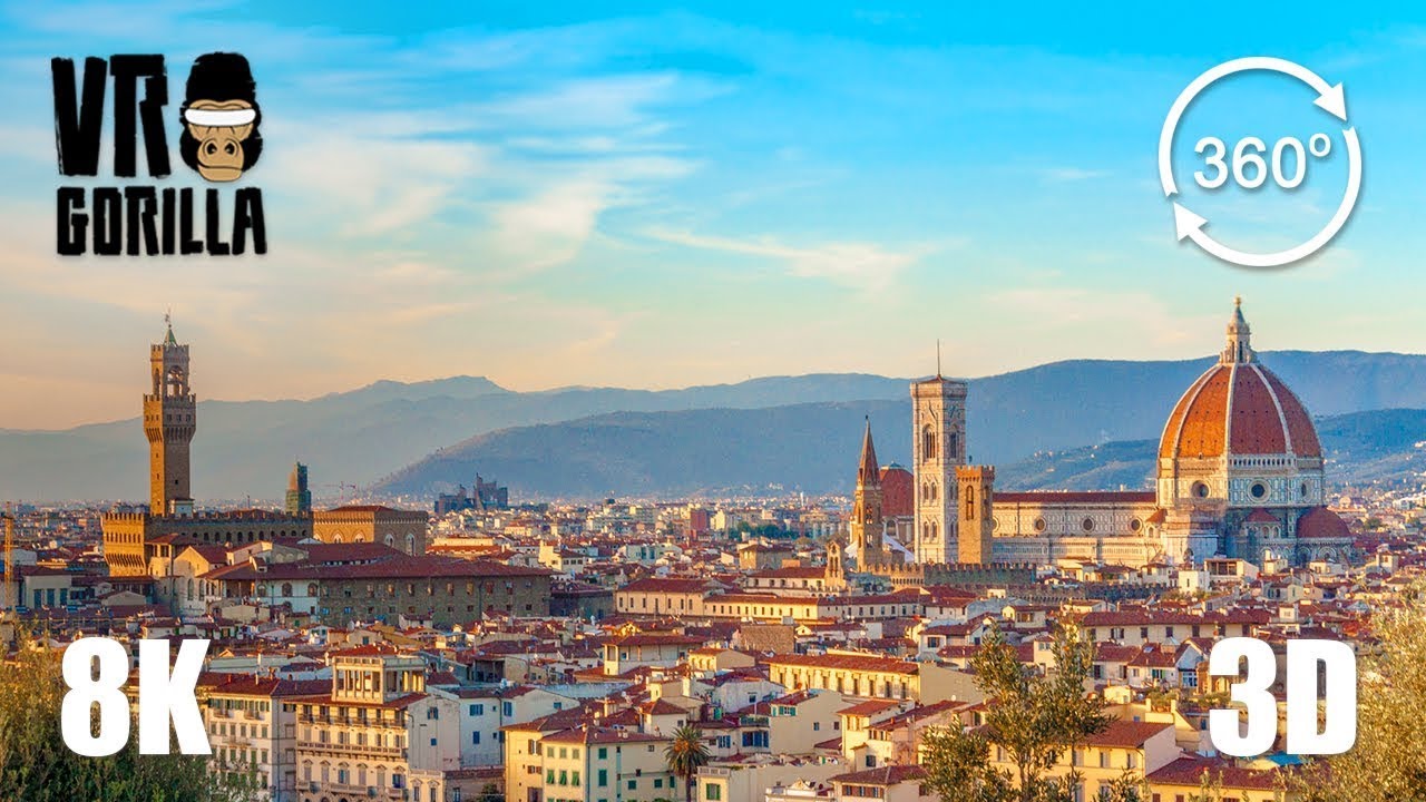 A Guided VR City Tour Of Florence, Tuscany (members) - YouTube