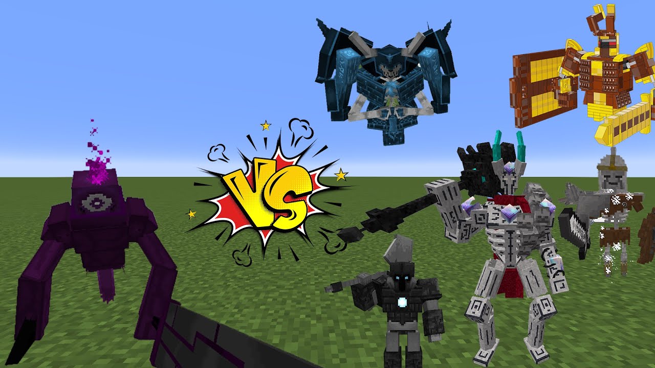 Minecraft Mob Battles: Definer vs The Strongest Bosses Ever - YouTube