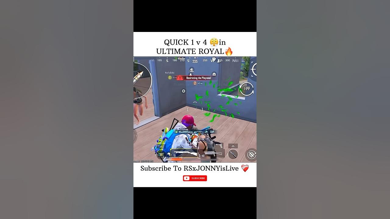 QUICK 1 v 4 🔥🫵🏻IN ULTIMATE ROYAL 💀WAIT FOR @JONATHANGAMINGYT #viralshort #trending #shortfeed ...