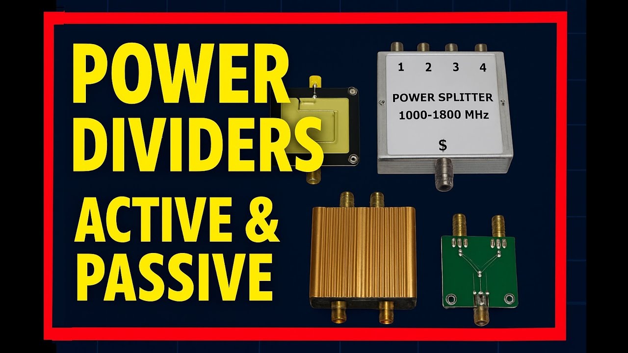 TA-0456: GPS GNSS Power Dividers passive active - SV1AFN Splitter - YouTube
