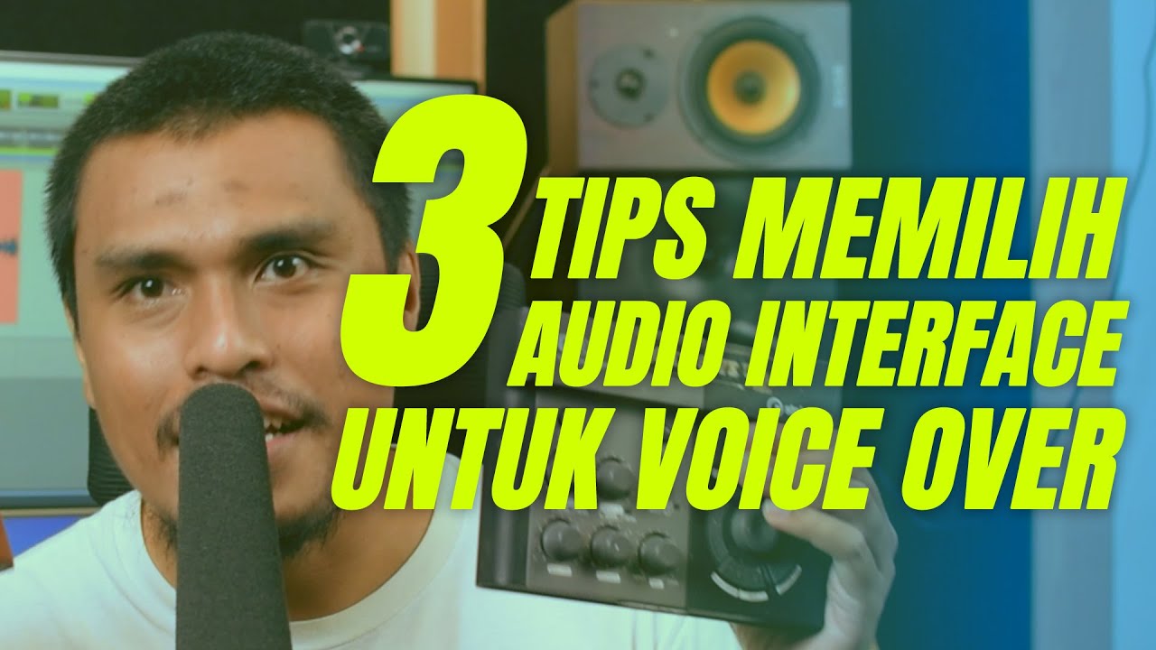TIPS MEMILIH AUDIO INTERFACE UNTUK VOICE OVER - YouTube