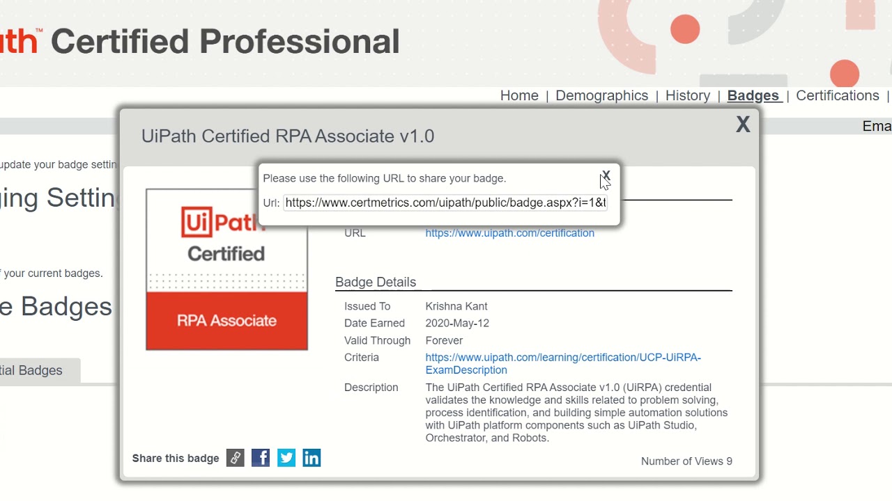 UiPath Certified Profesional - Digital Badge - YouTube