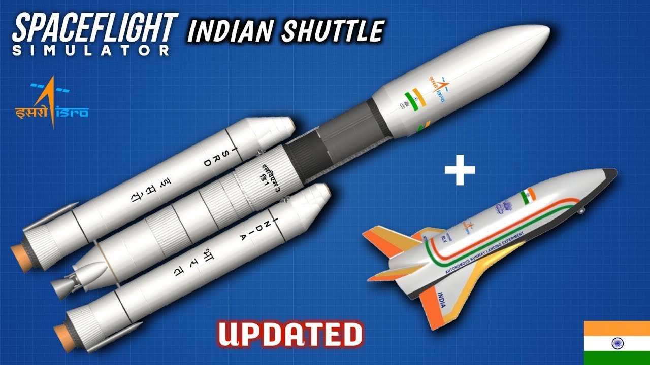 How to Build ISRO GSLV mk2 Rocket RLV Shuttle In Spaceflight Simulator ...