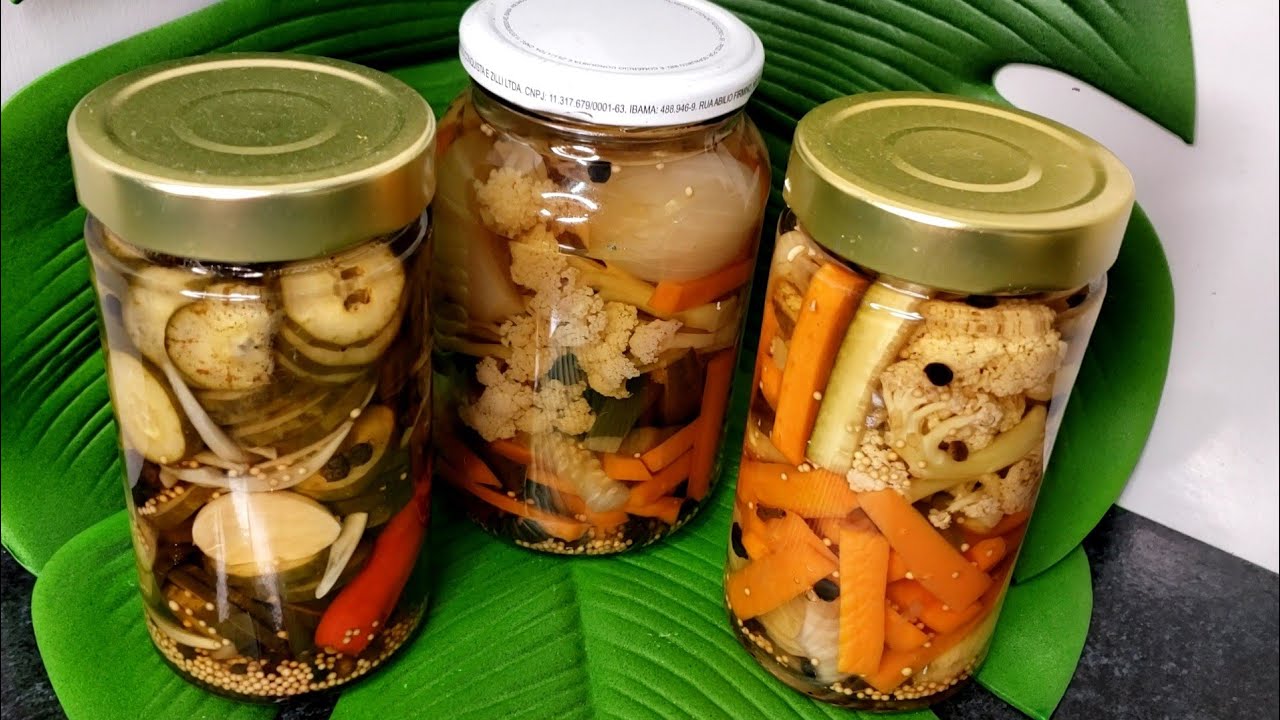 Picles - Legumes em conserva - YouTube