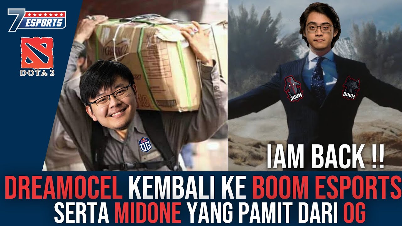 TERHANGAT !! DREAMOCEL Kembali Berseragam BOOM Esports Serta MIDONE ...