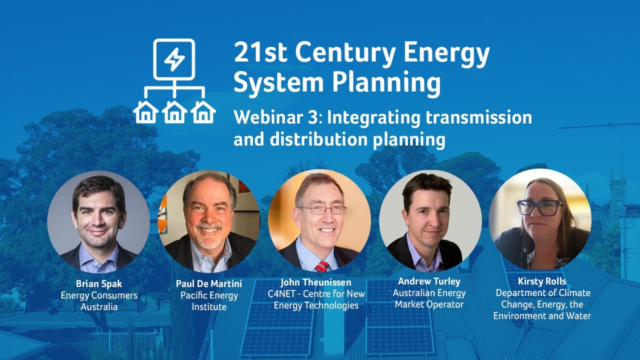 21st Century Energy System Planning - Webinar 3: Integrating ...