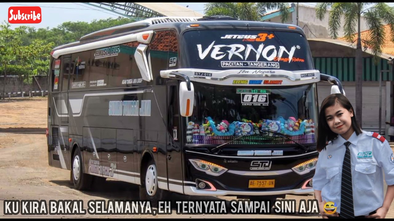 Terbaru !!! BUS STJ VERNON Angkatan Malam Wonogiri Pacitan,Ngoyod Mbak ...