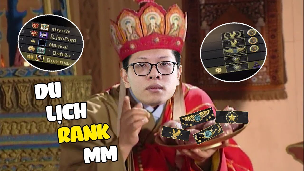 Khi Bomman, shynw, Naokai, Leopard và Deftsu đi du lịch rank MM - YouTube