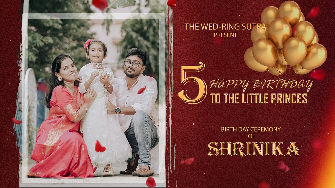 SHRINIKA'S 5th Birthday Ceremony full cinematic video - YouTube