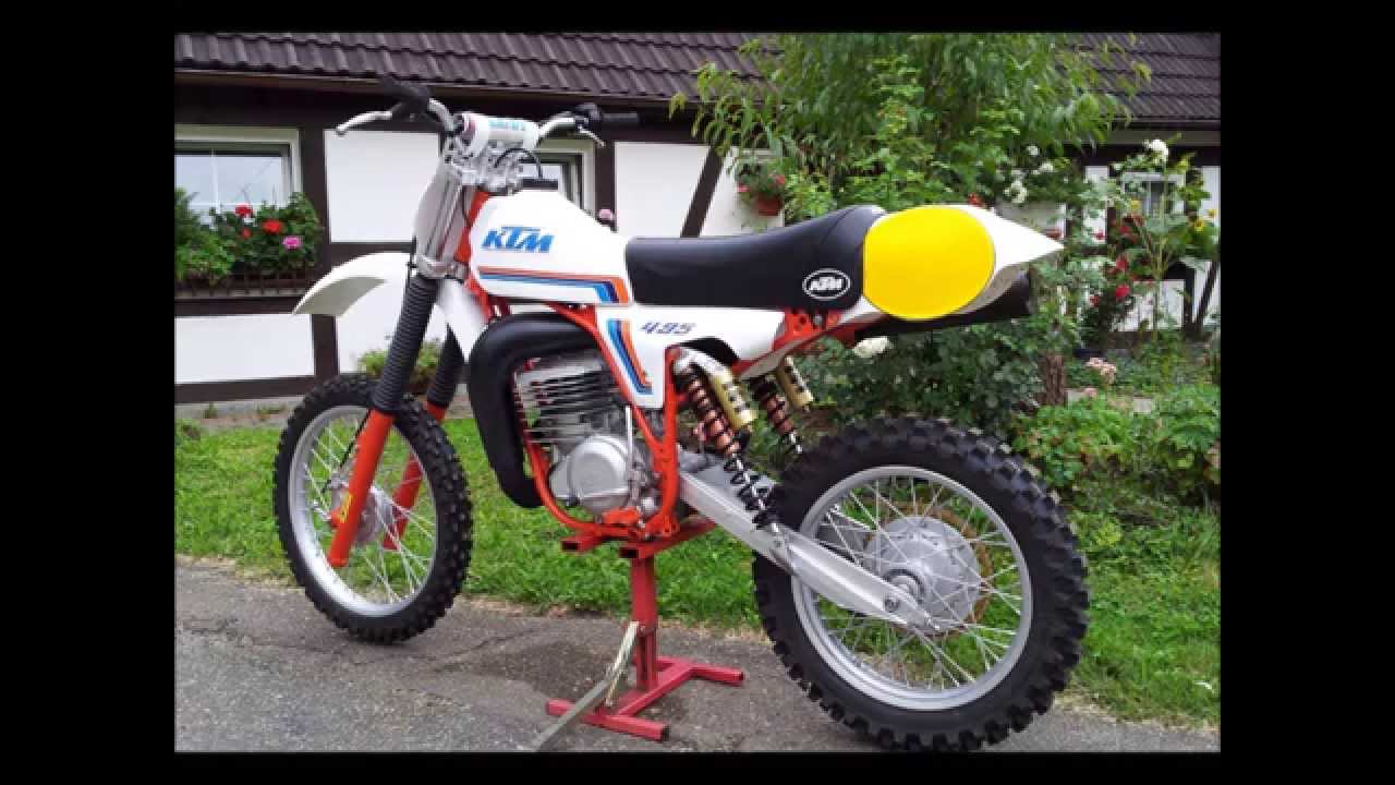 KTM 495 MC 1981 Restauration - YouTube