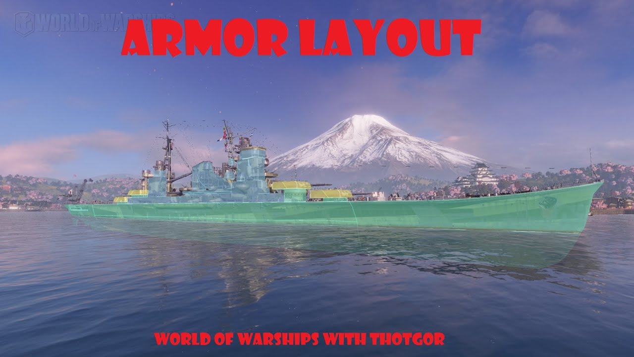 World of Warships- Armor Layout - YouTube