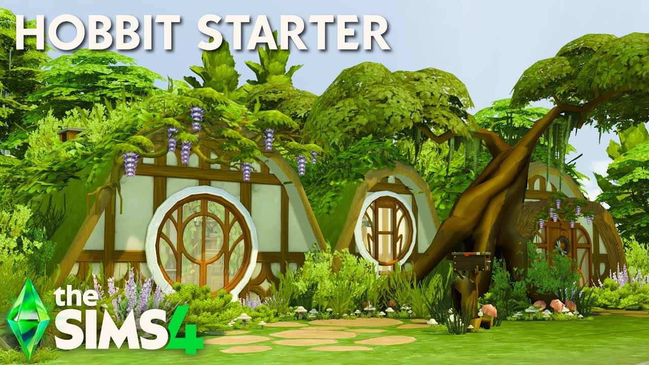 🍃💚The Cutest Hobbit Starter Home in The Sims 4! - YouTube
