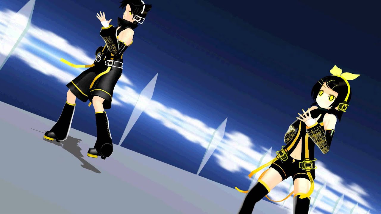 [MMD] Bad Apple - Append Rui and Rei Kagene - YouTube